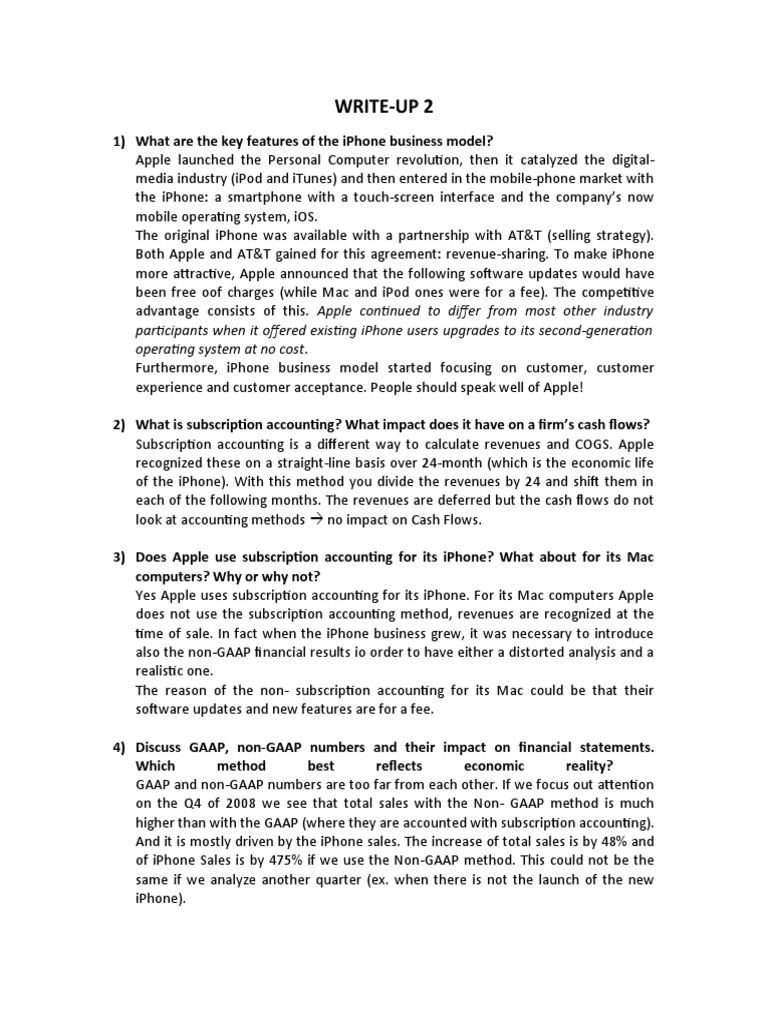 Write-Up 2-1 | Download Free PDF | I Phone | Apple Inc.