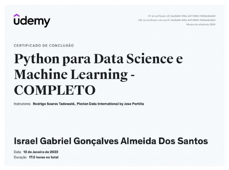 Python Data Science e Machine Learning - Completo | PDF