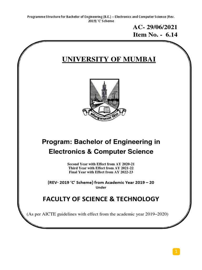 Electronic Computer Science Syllabus Sem VI Mumbai University PDF | PDF | Computer Network ...