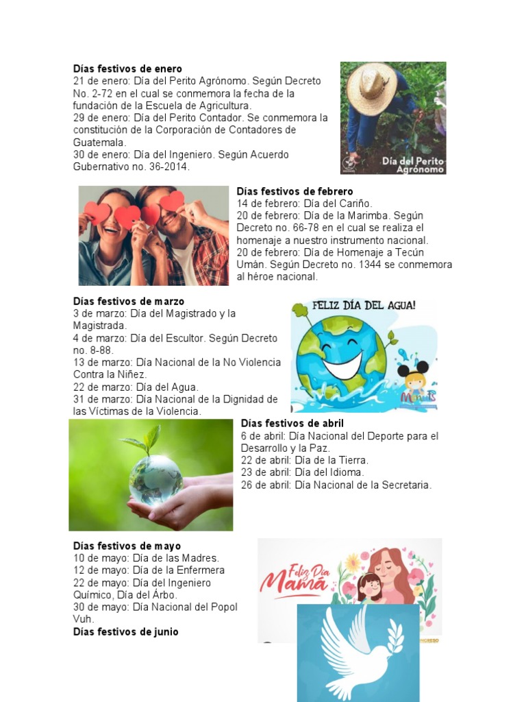 Días Festivos de Enero | PDF