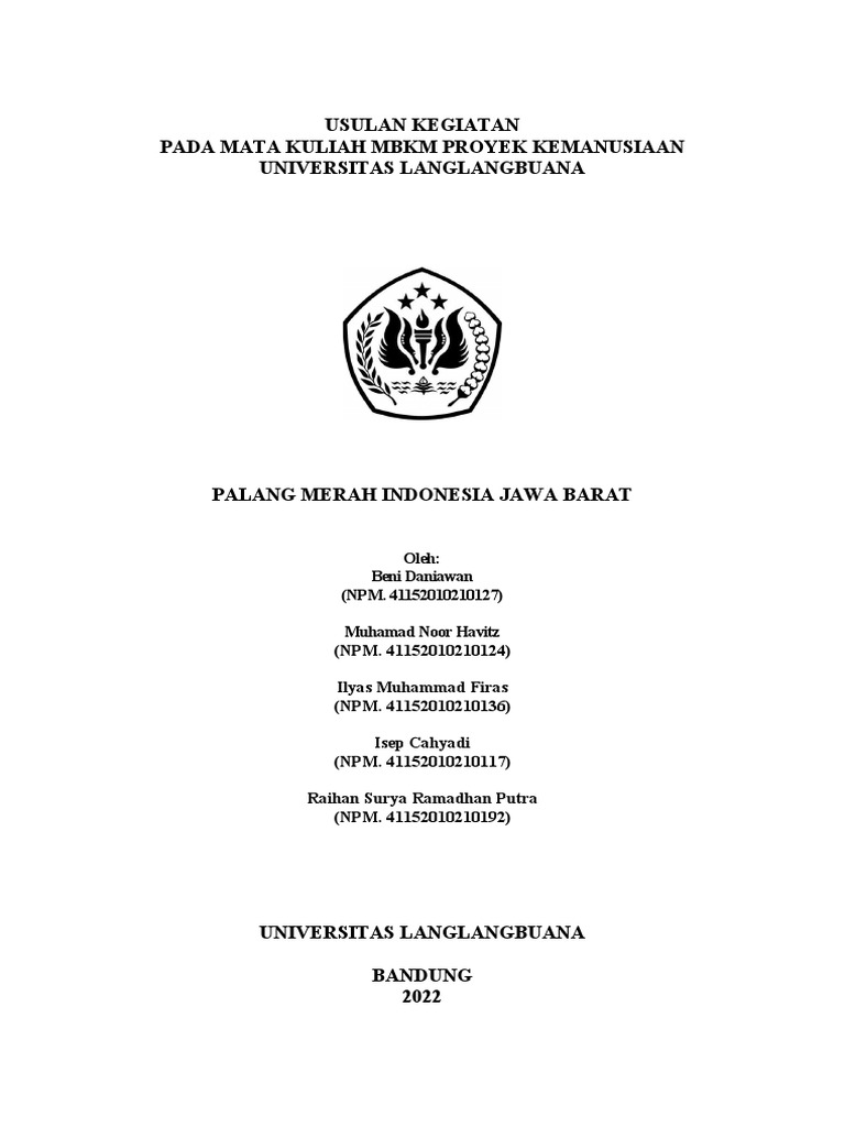 Proposal MBKM PK 22 Unla - Prodi Manajemen | PDF