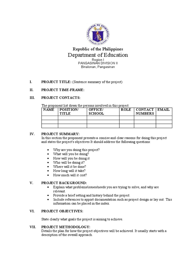 Iwp Project Proposal 2022 | PDF | Business