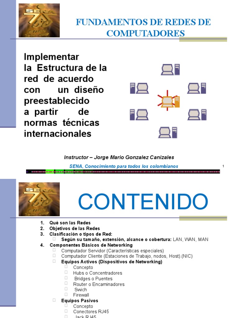 Fundamentos de Redes | PDF | Red de computadoras | Topología de la red