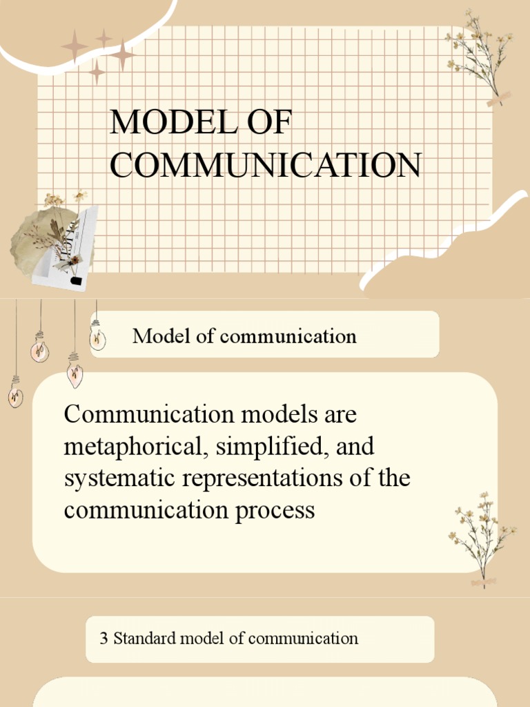 Communication Models Explained | PDF | Communication | Linguistics