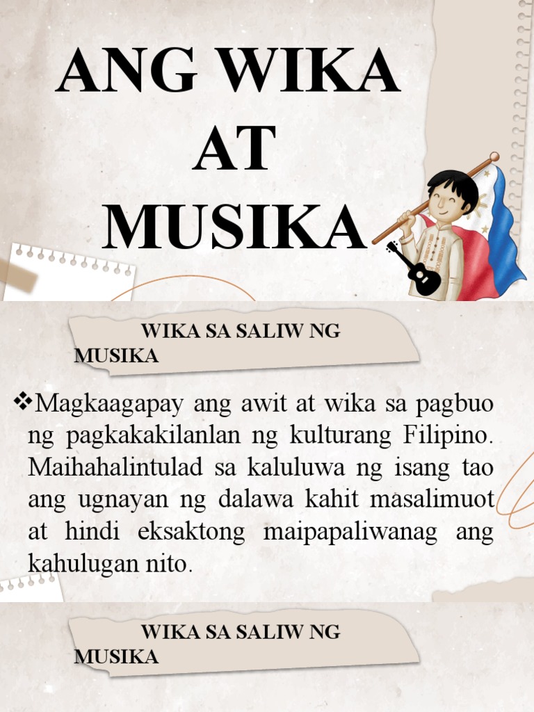 4kabanata 1 HIGINO D. CHAVEZ WIKA AT MUSIKA | PDF