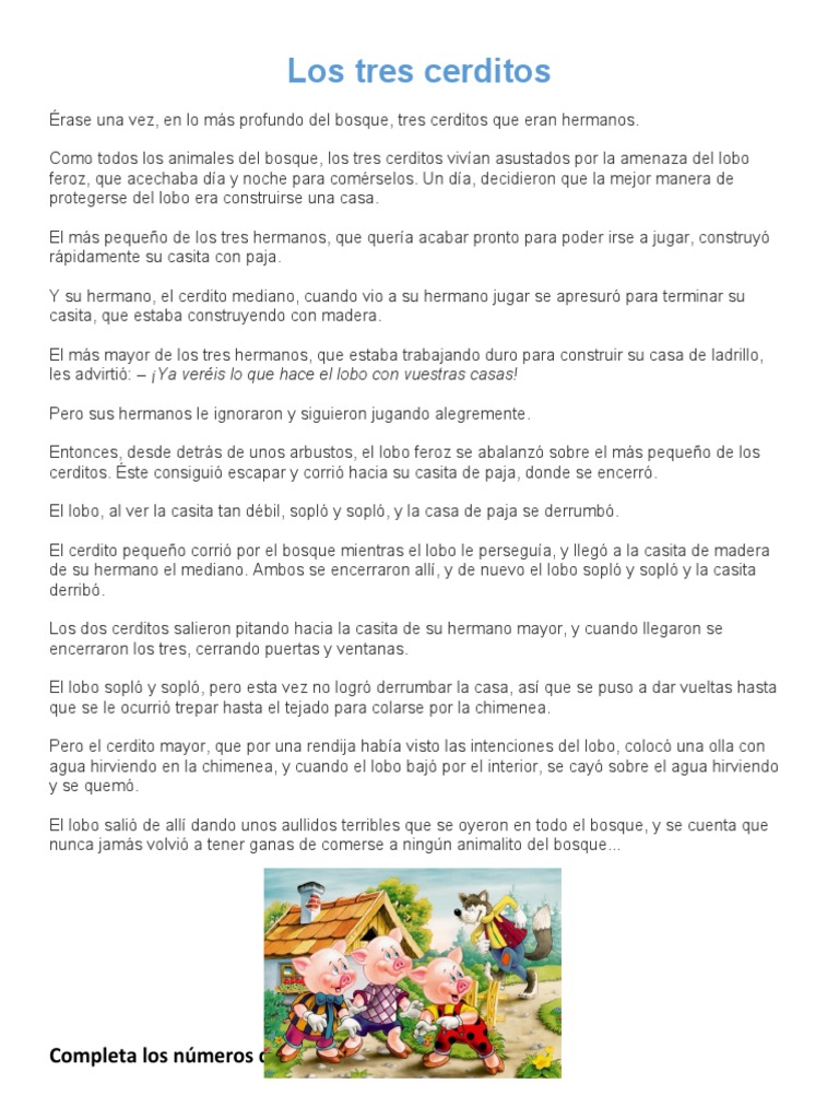 Los Tres Cerditos | PDF