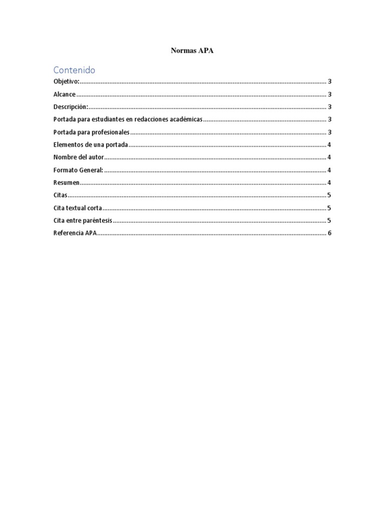 Normas APA | PDF | Estilo apa | Sumario abstracto)