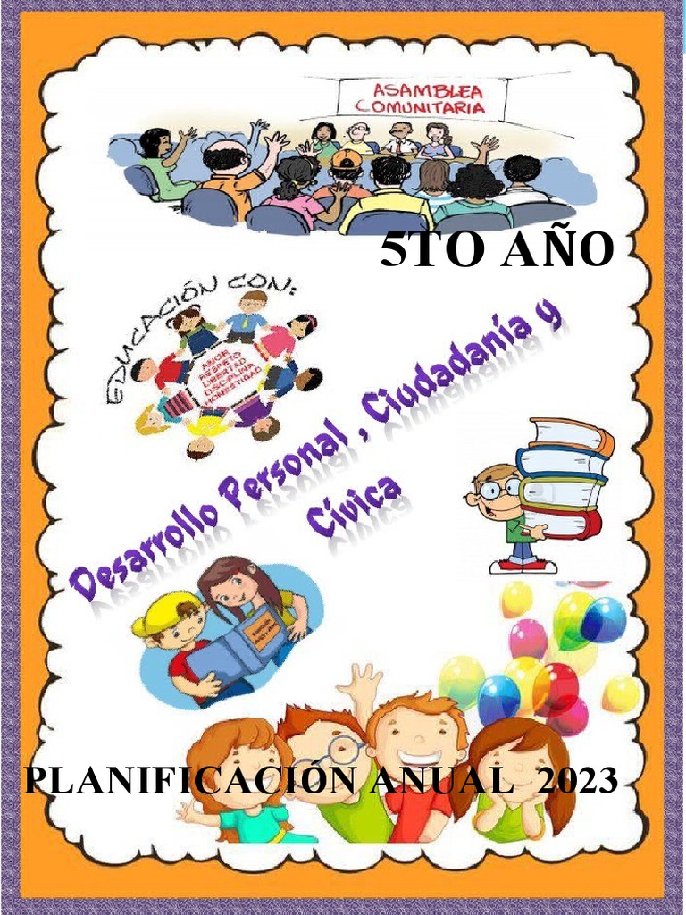 Planificación Anual DPCC 5to | PDF | Enseñando | Justicia