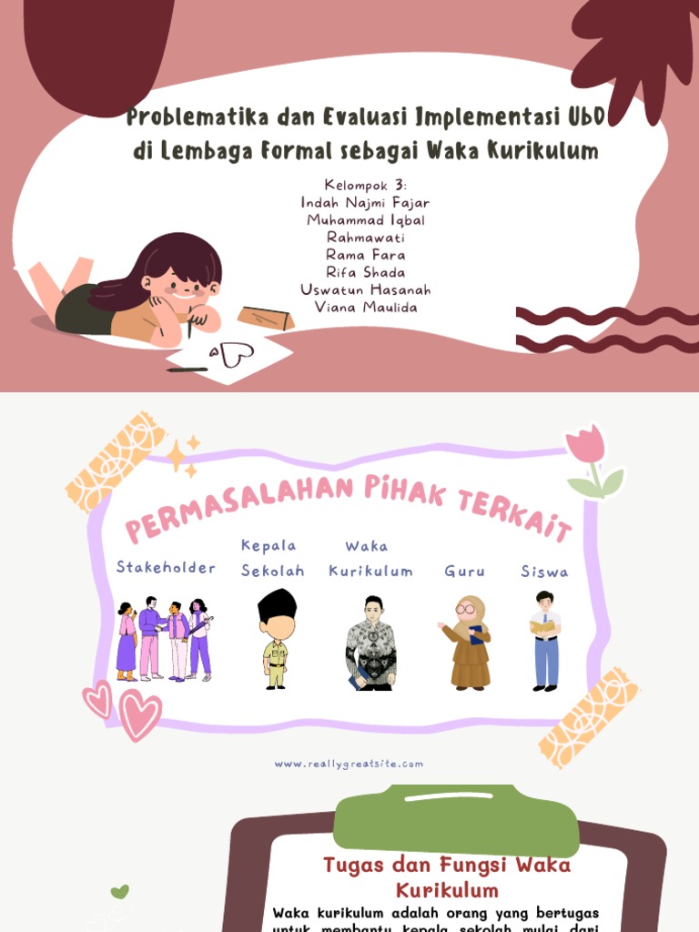 T.7 - Ruang Kolaborasi - Kel.3 Waka Kurikulum PDF | PDF