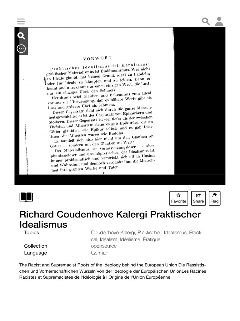 Richard Coudenhove Kalergi Praktischer Idealismus - Free Download, Borrow, and Streaming ...