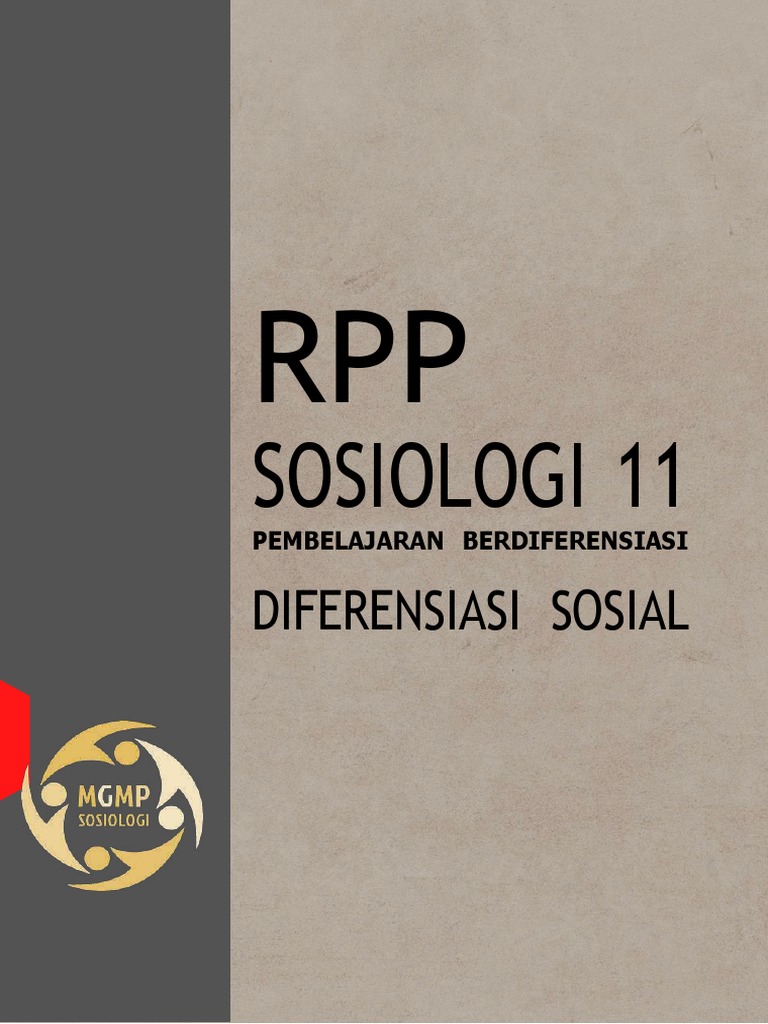 RPP Diferensiasi Sosiologi | PDF