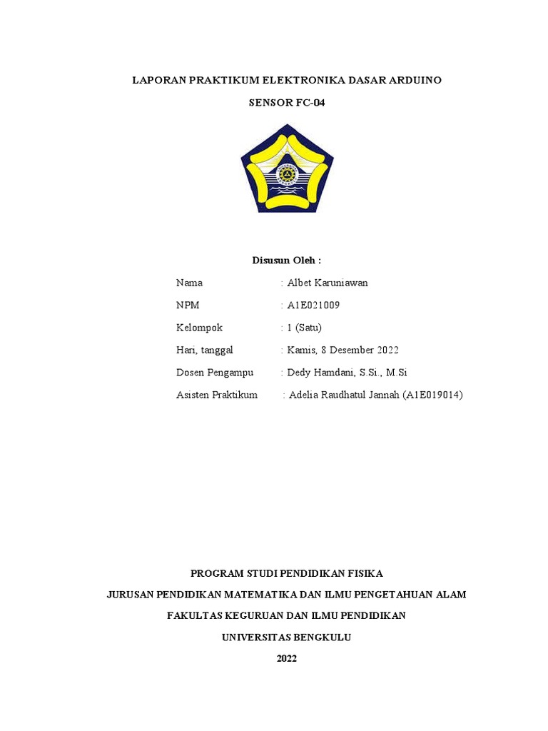 Laporan 4 Elektronika Arduino | PDF