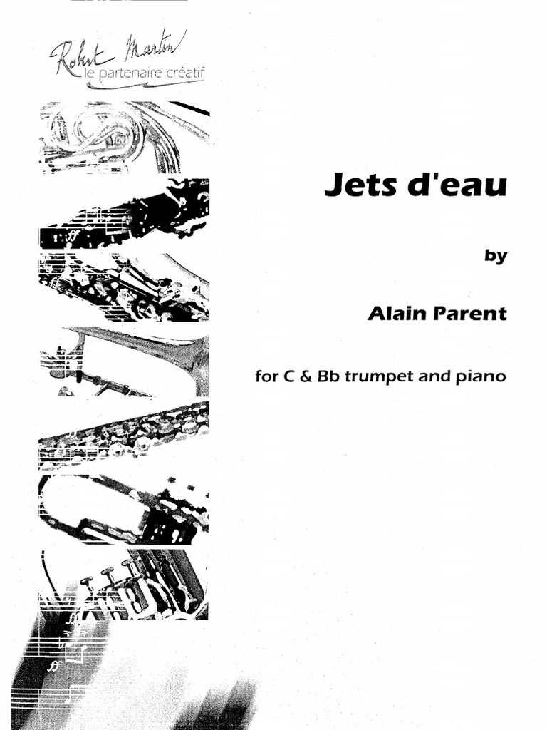 Alain Parent - Jets D Éau (Trompete e Piano) | PDF