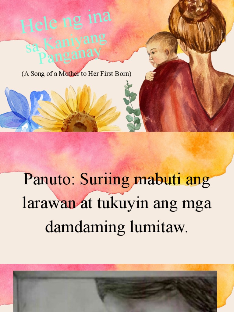 Hele NG Ina: Sa Kaniyang Panganay | PDF
