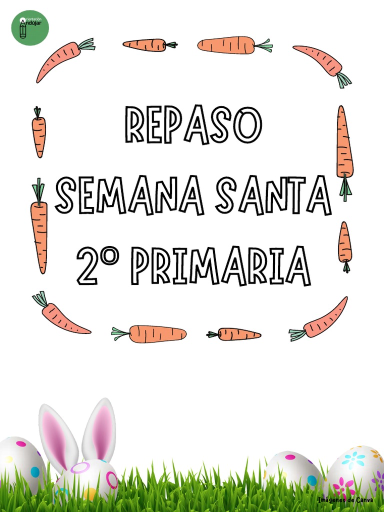 Actividades Educativas Semana Santa 2º Primaria | PDF