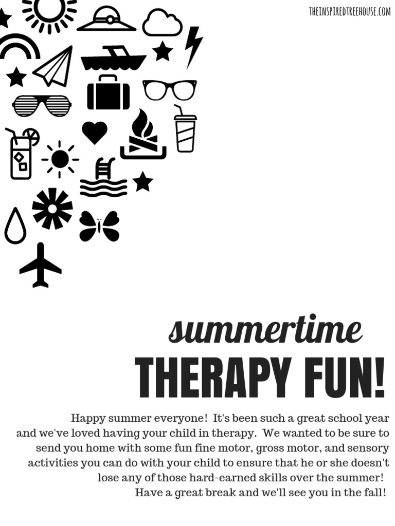 Summer Activities Packet | PDF | Senses | Somatosensory System