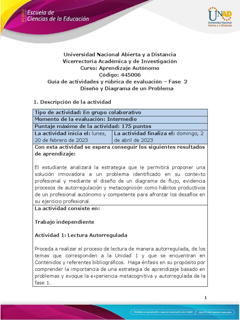 Guia de Actividades y Rubrica de Evaluacion - Fase 2 Diseño y Diagrama ... Guia de Actividades y Rubrica de Evaluacion - Fase 2 Diseño y Diagrama ...