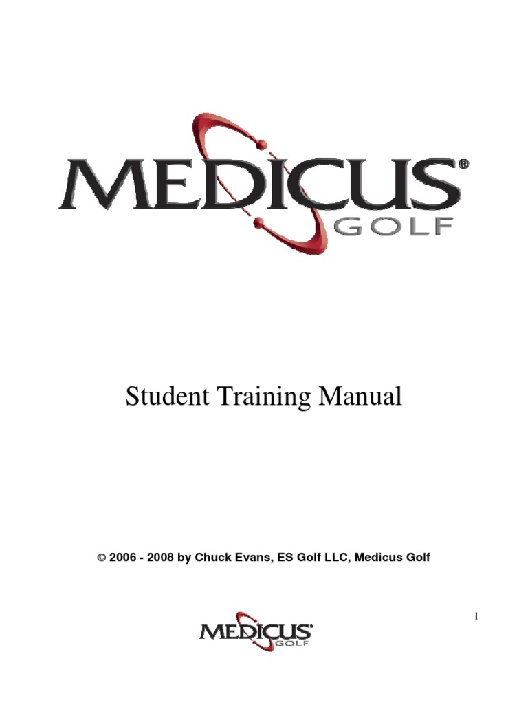 Medicus Golf Student Manual 2008 | Download Free PDF | Golf Stroke ...
