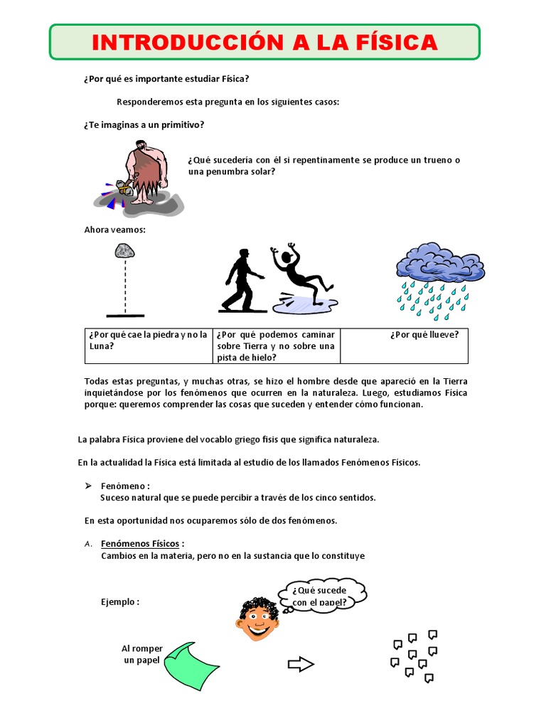 1 Introduccion La Fisica | PDF | Galileo Galilei | Física 1 Introduccion La Fisica | PDF | Galileo Galilei | Física
