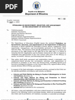 Group 6 Report DepEd Order No. 7 S. 2023 | PDF | Recruitment | Government