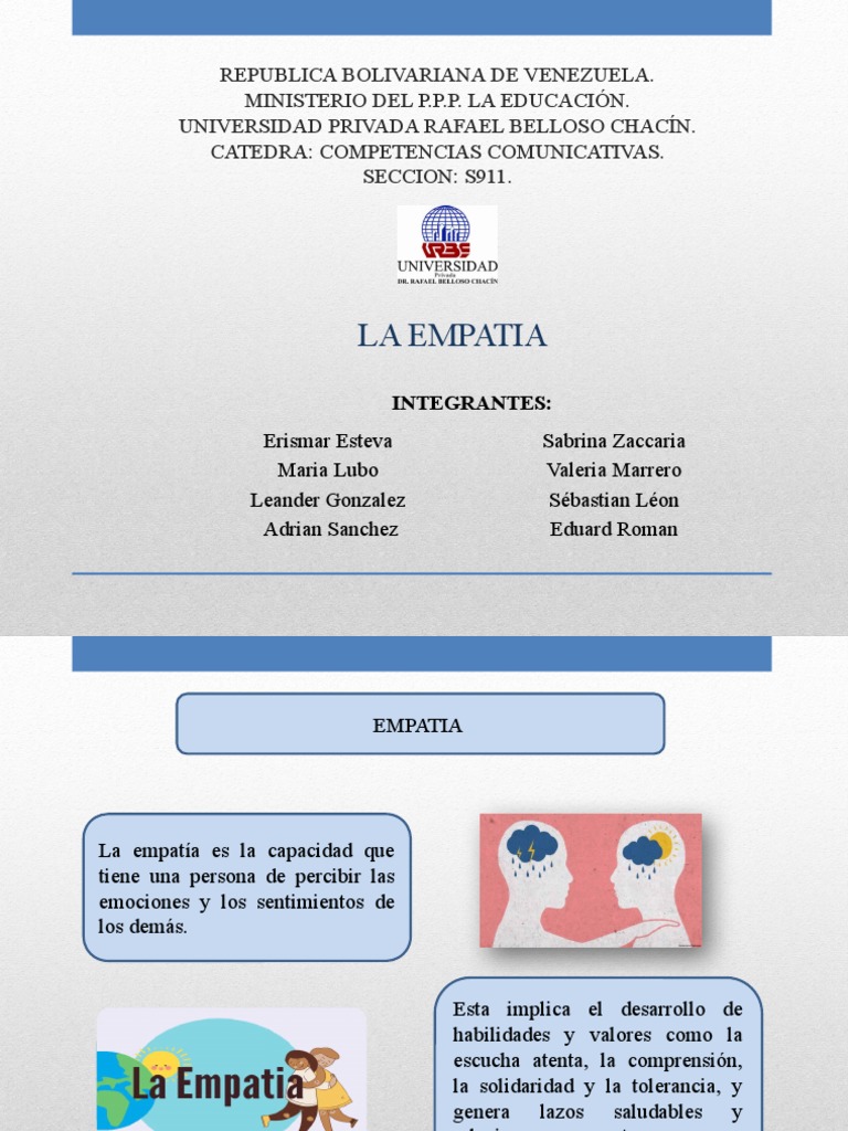 Exposicion de La Empatia | PDF | Atención | Empatía