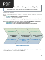 Tableau de Bord Marches Publics | PDF