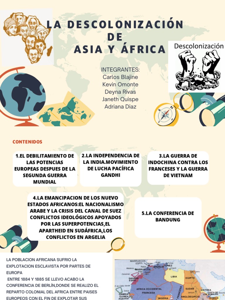 Descolonización de Asia y África PDF | Descargar gratis PDF | Colonialismo | Descolonización