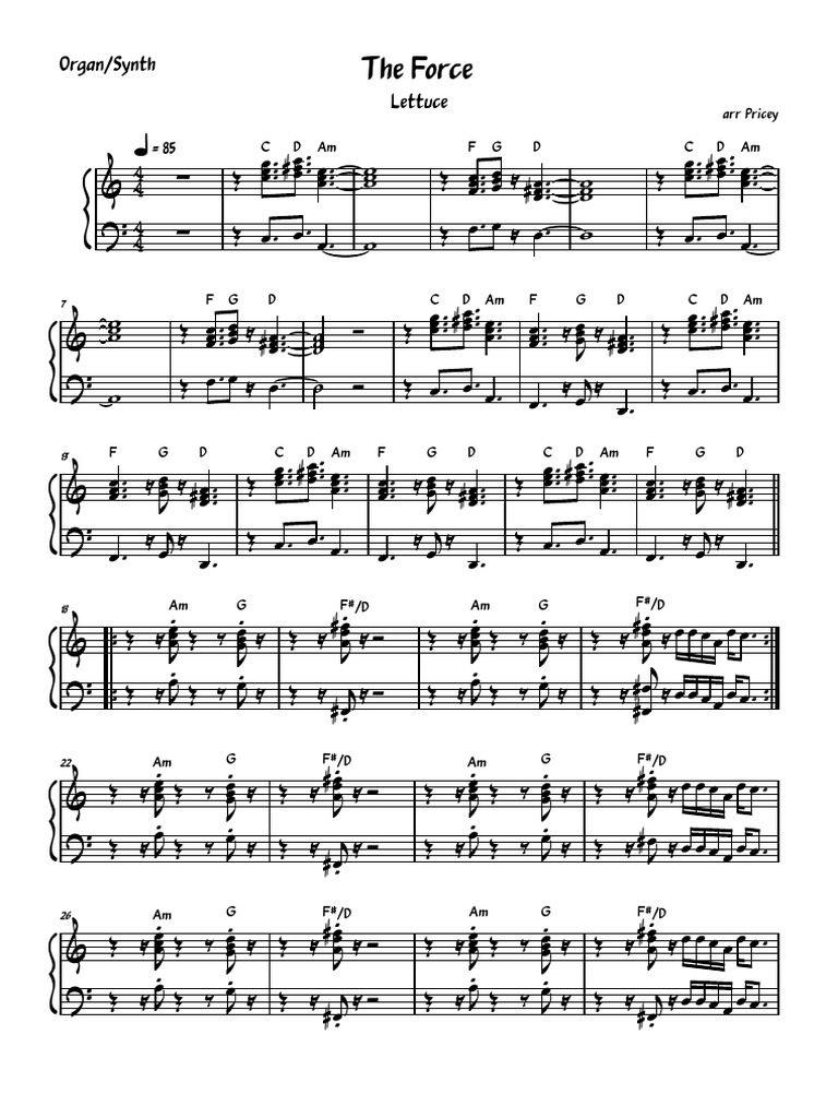 The Force - Keys | PDF