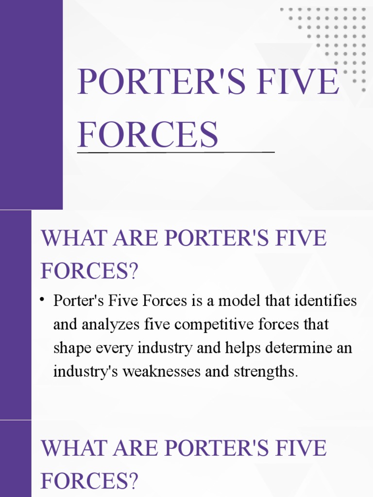 Poster's Five Forces | PDF | Business