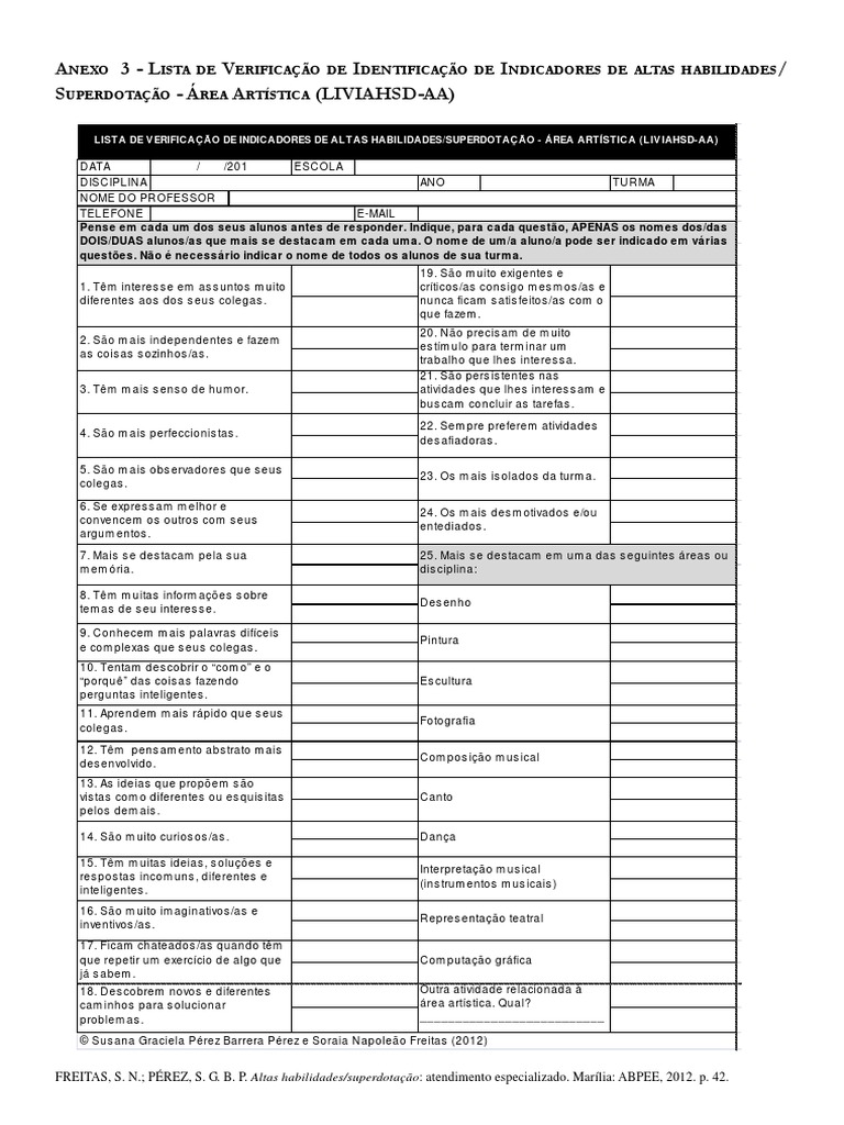 Ferramentas para Identificar AHSD 3 | PDF | Artes Linguísticas e Disciplina