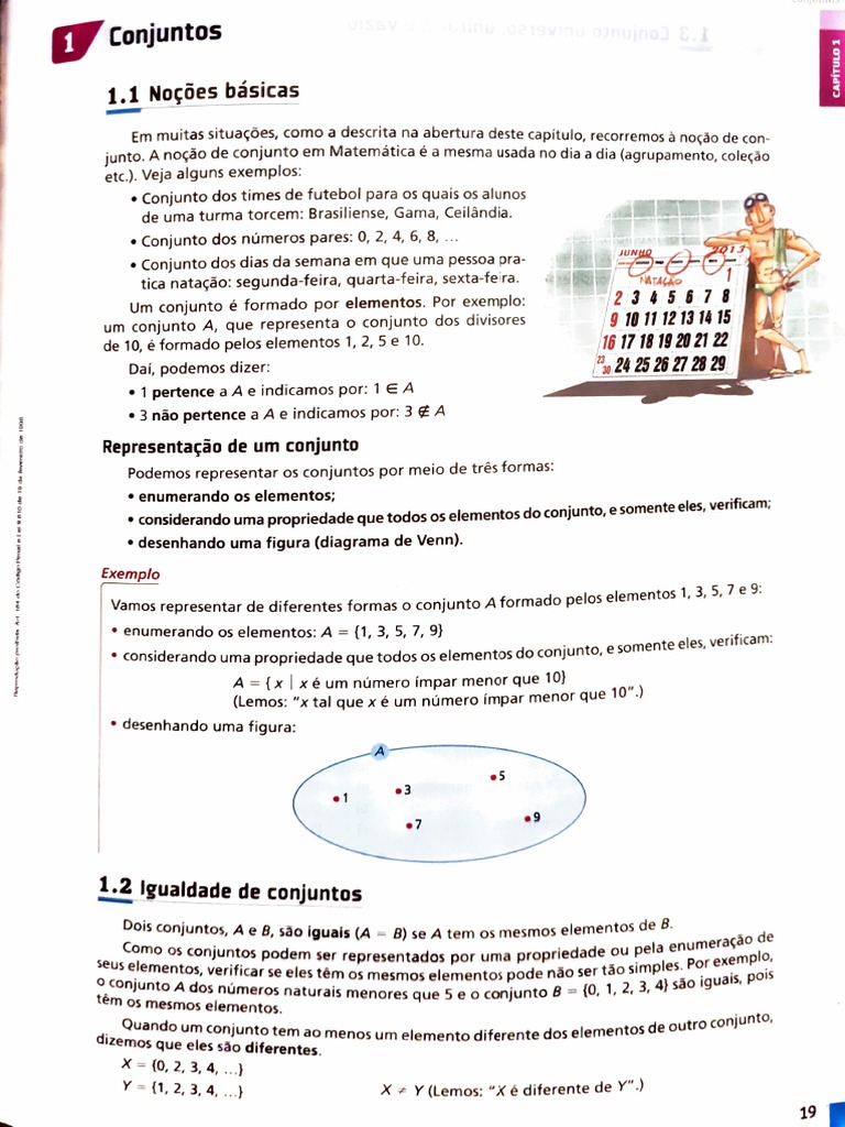 Noções Básicas de Conjuntos e Igualdade | PDF | Conjunto (Matemática ...