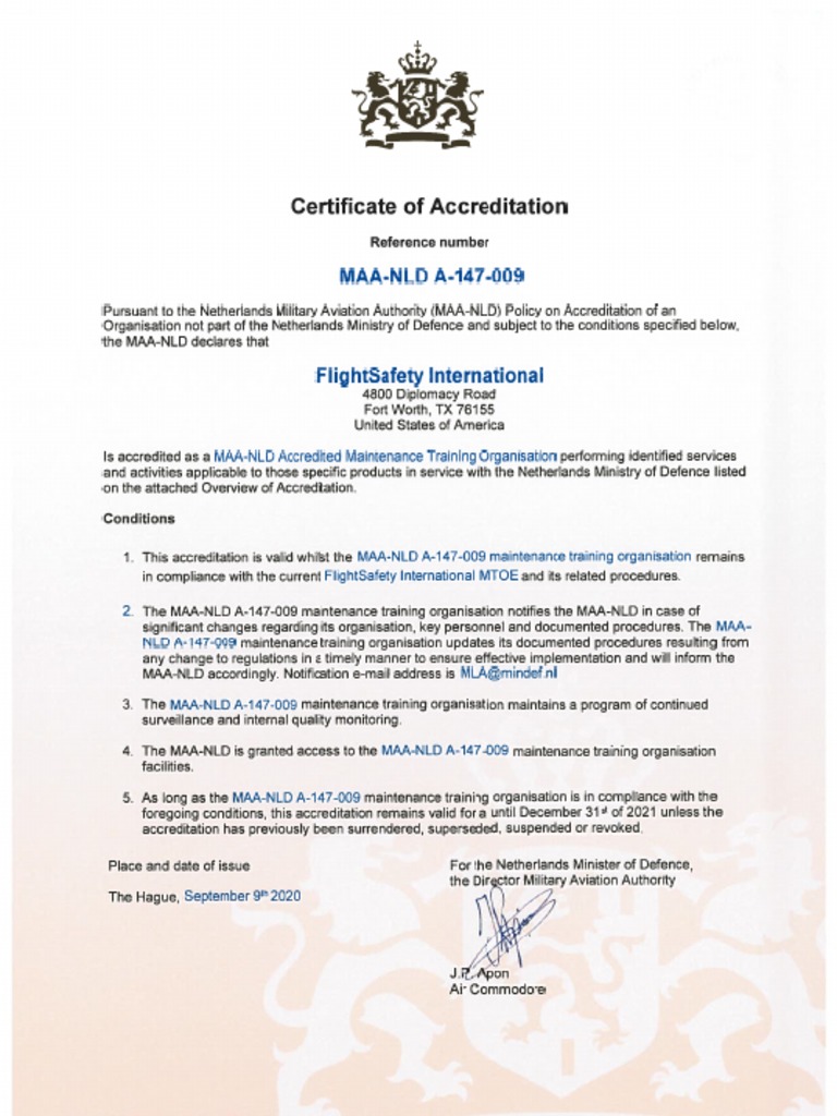 Netherlands Approval Certificate PDF | PDF | Government