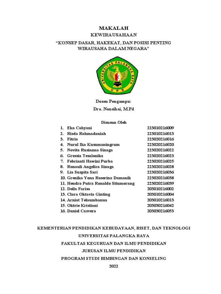 Makalah Kel.1 KWu | PDF | Karier & Perkembangan | Bisnis