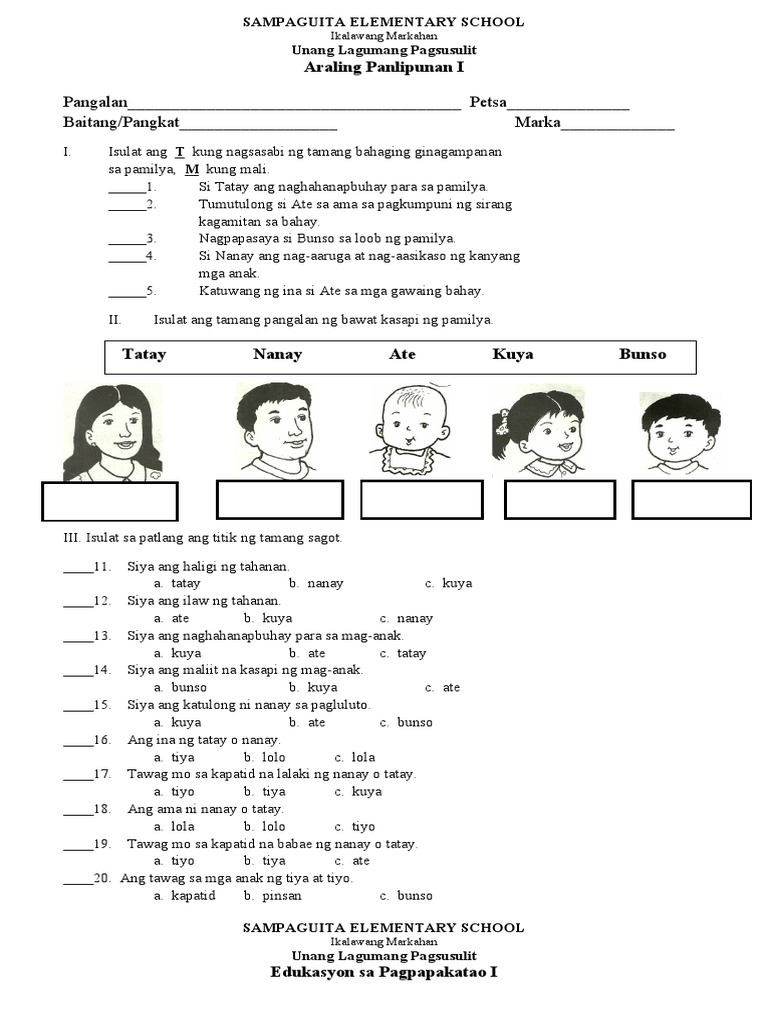 Summative Test 2ND Grading | PDF