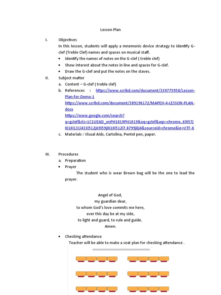 Lesson Plan | PDF | Clef | Musicology