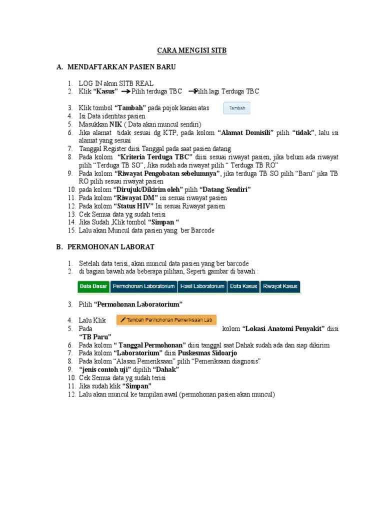 Cara Pengisian Sitb | PDF | Ilmu Sosial | Hukum