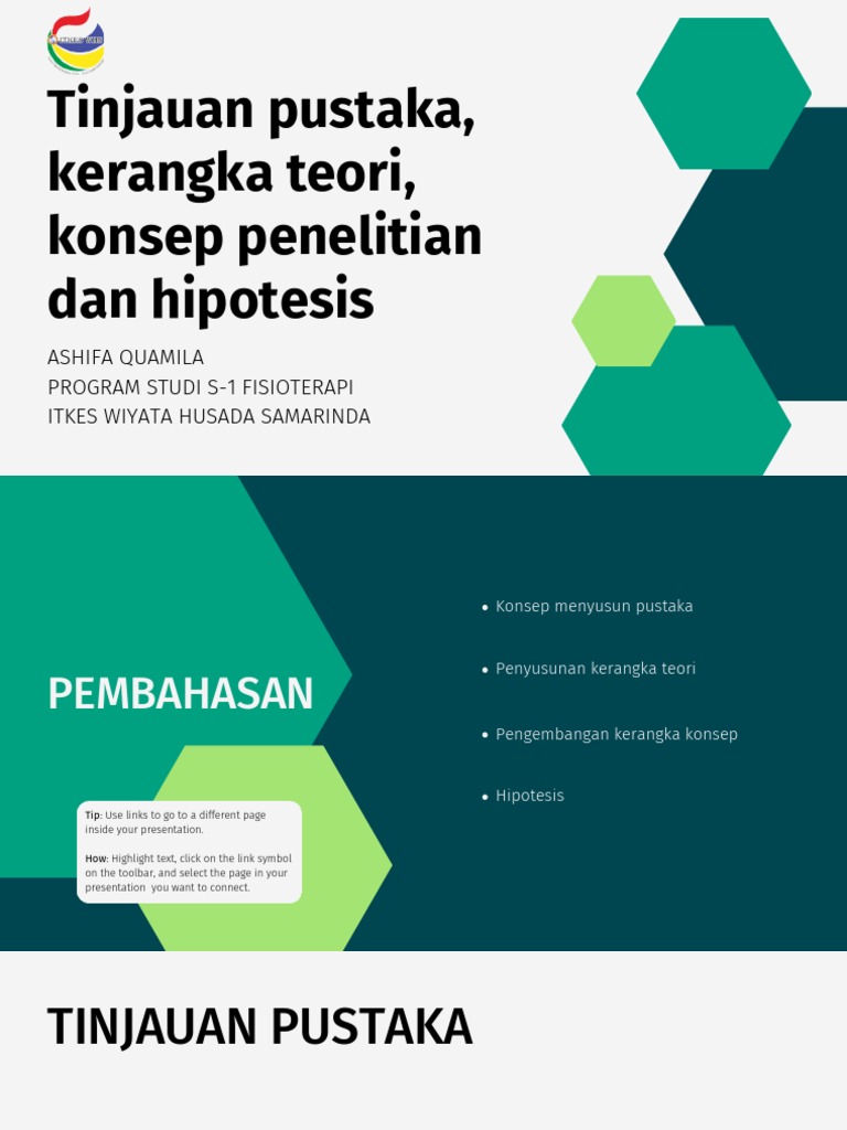 Tinjauan pustaka, kerangka teori, konsep penelitian dan hipotesis | PDF