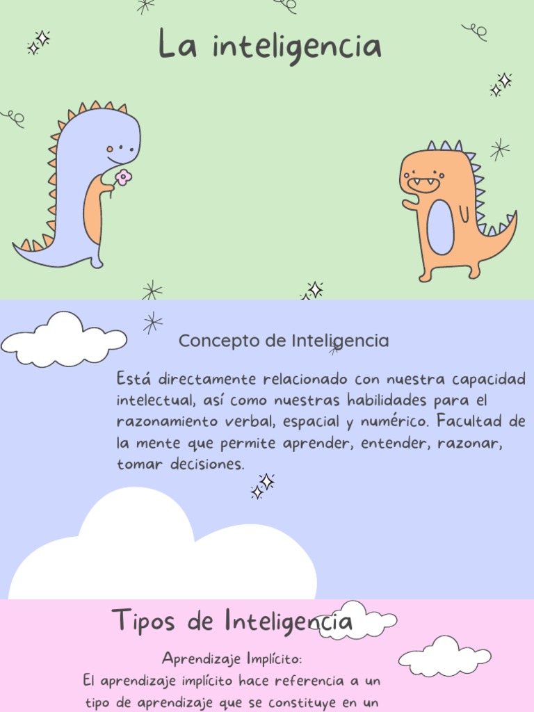 La Inteligencia | PDF | Aprendizaje | Inteligencia