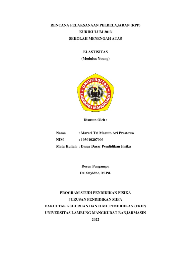 RPP Dan LKPD PBL PDF | PDF