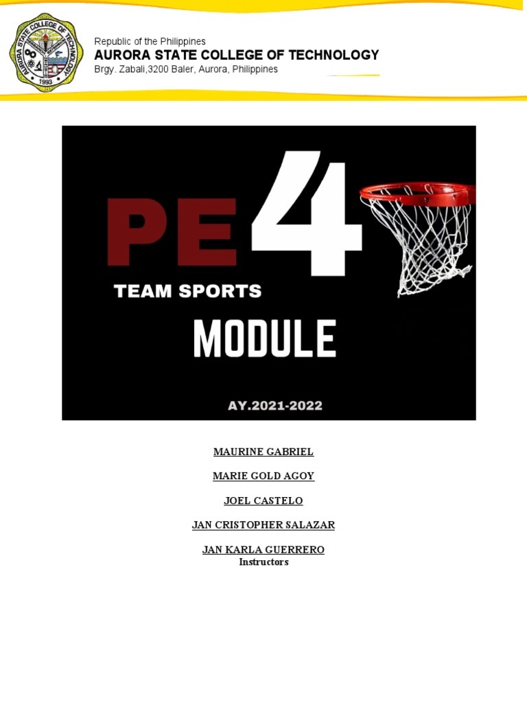 PE 4 MODULE 8 Volleyball | PDF | Volleyball | Team Sports