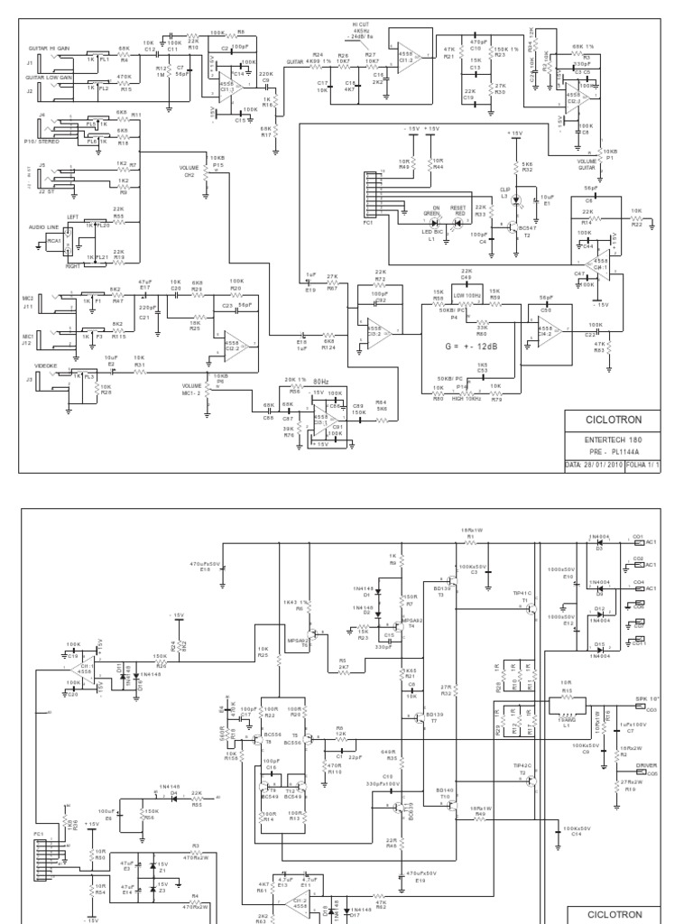 Ciclotron ENTERTECH 180L PDF | PDF