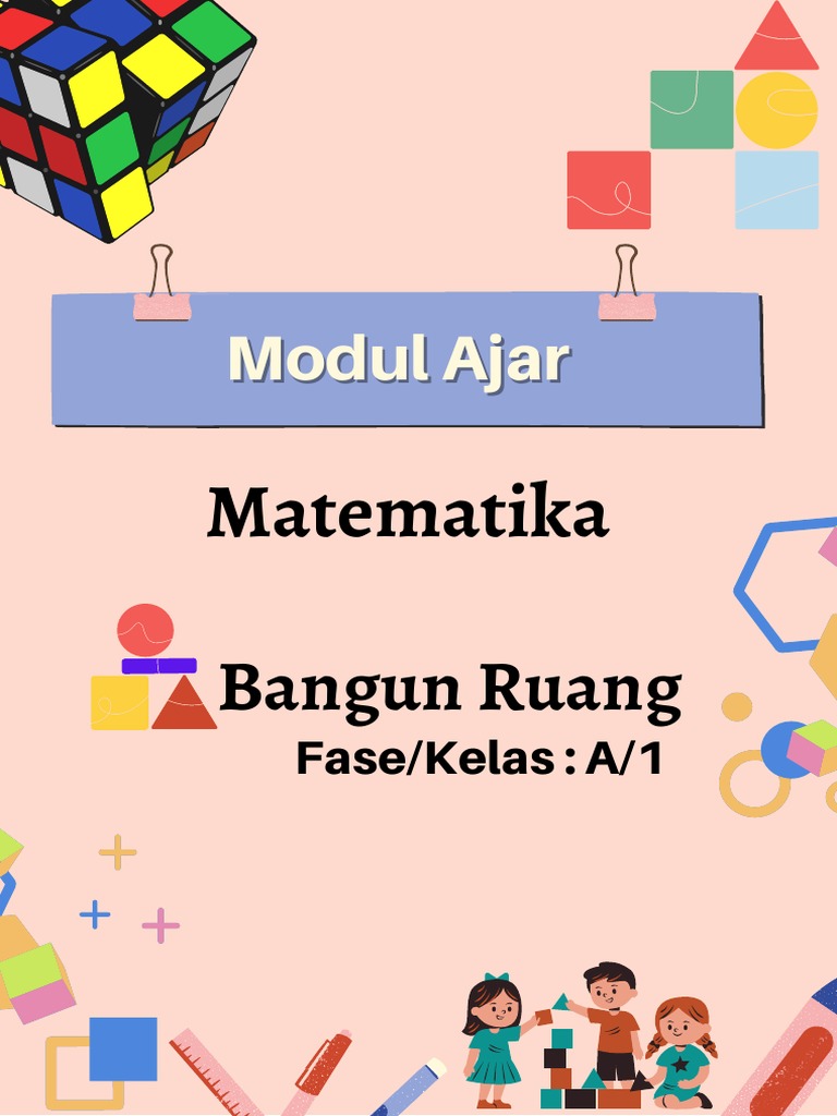 Modul Ajar Bangun Ruang Kelas 1 SD | PDF