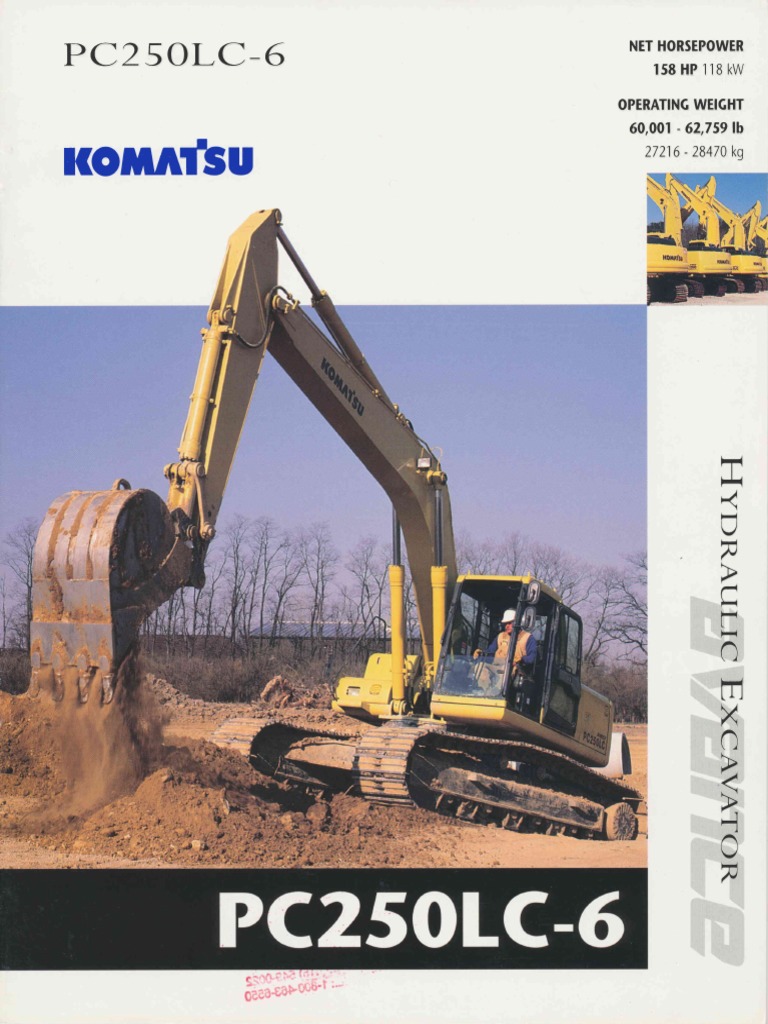 pc250lc 6 1997 (71e) | PDF | Horsepower | Piston