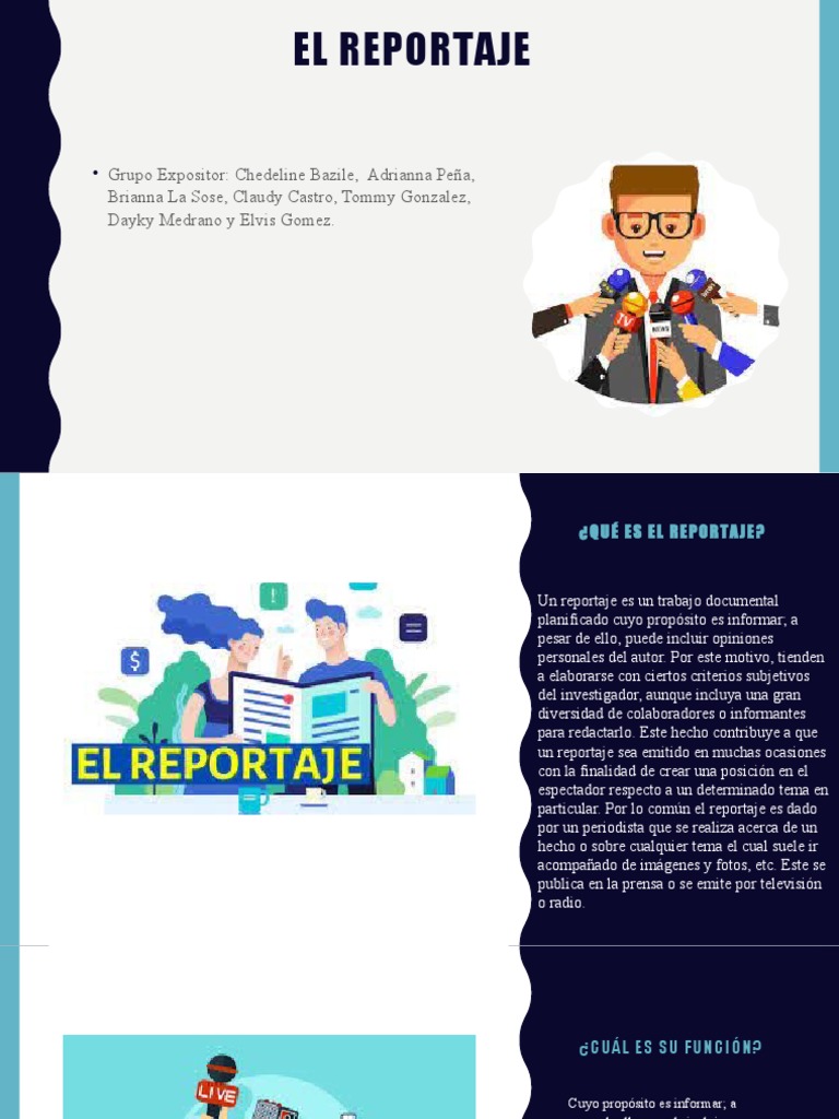 El Reportaje | PDF | Narración