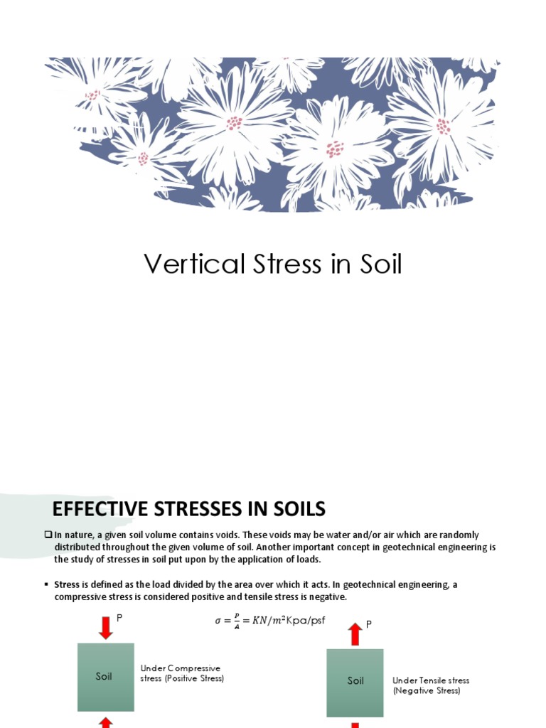 Week 13 Vertical Stress | PDF | Soil Mechanics | Stress (Mechanics)