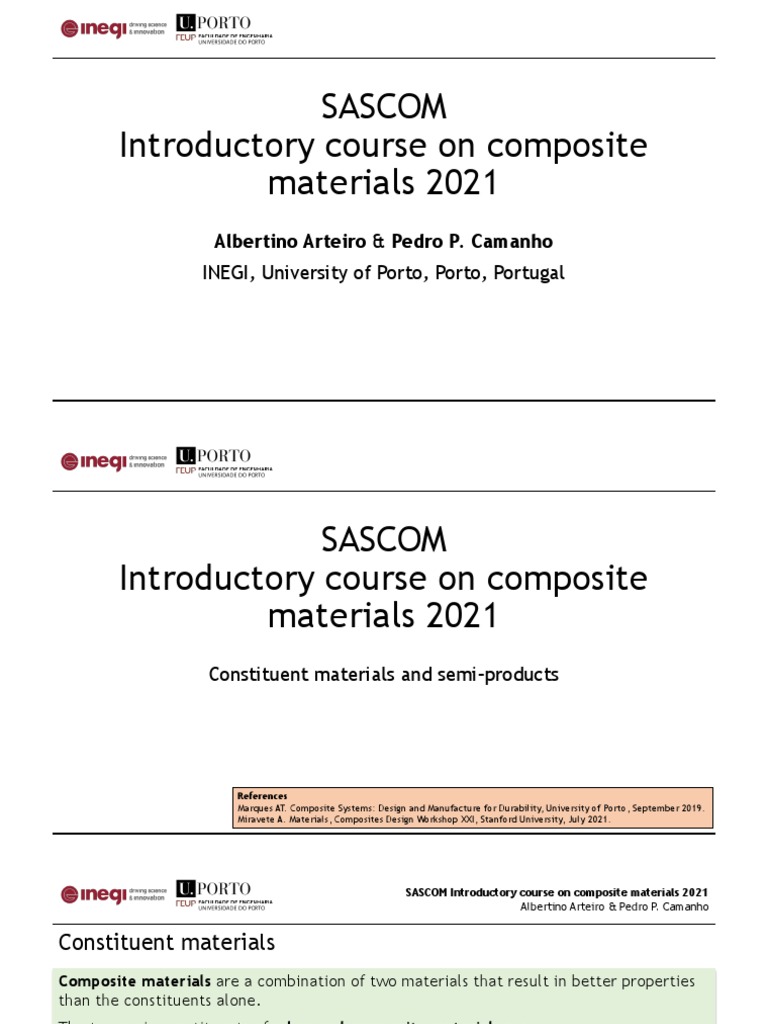 Introduction To Composite Materials Slides | PDF | Composite Material | Fibers