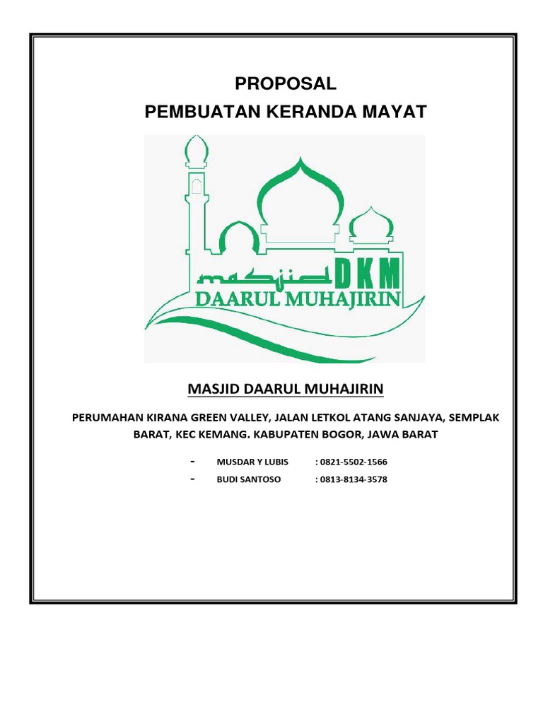 PROPOSAL_MASJID | PDF