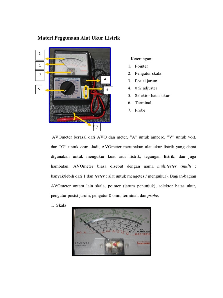Materi Avometer | PDF