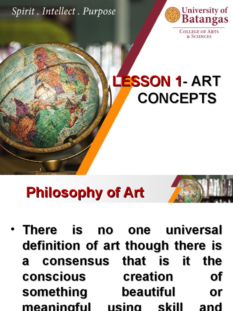Lesson 1 - Art Concepts | Download Free PDF | Aesthetics | Cognition