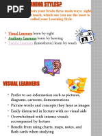 Learning Styles | PDF | Learning Styles | Teaching